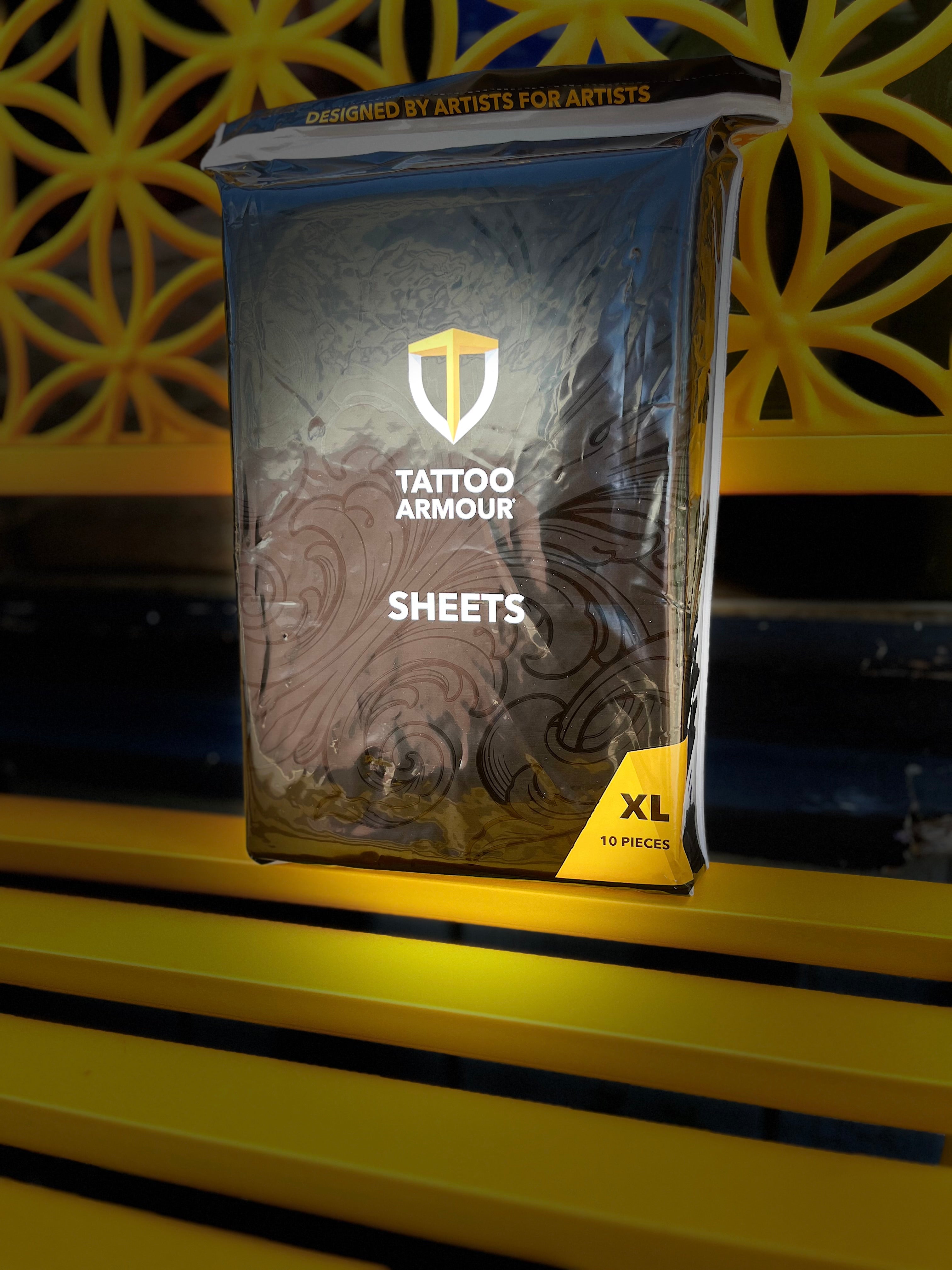 Bigger & Better!! New XL sheets available in Black! – Tattoo Armour US